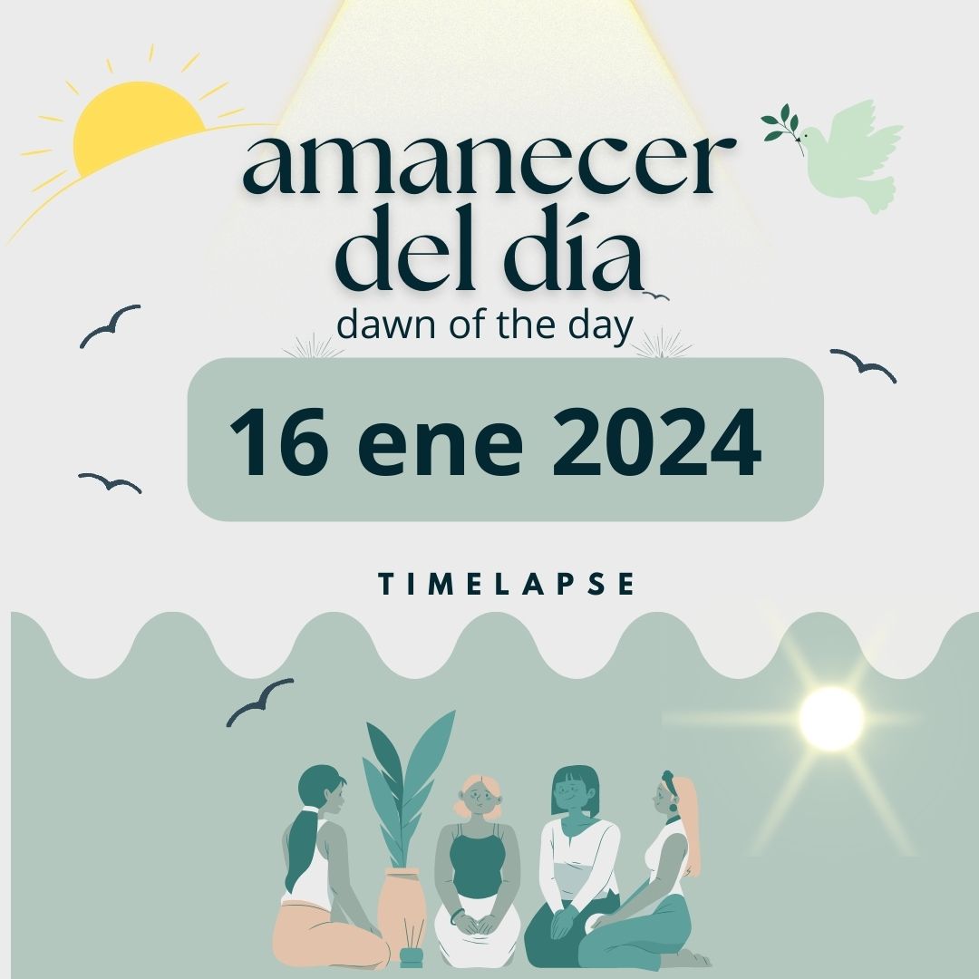 AMANECER DÍA 16-1-2024: Sunrise on January 16, 2024